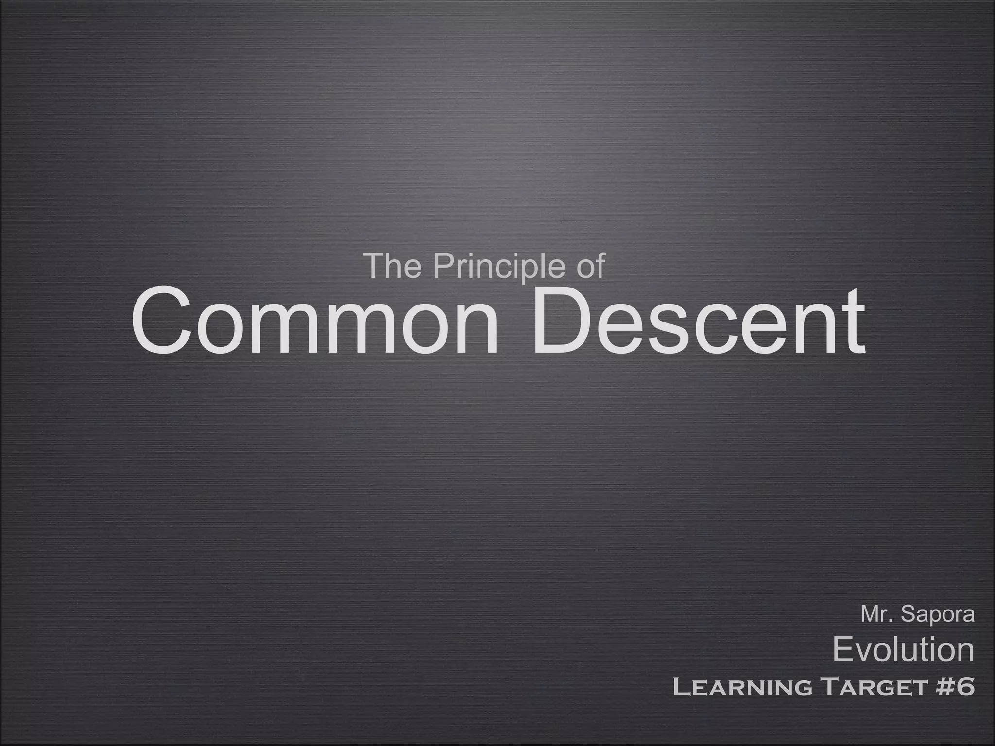 Evo common desc | PPT