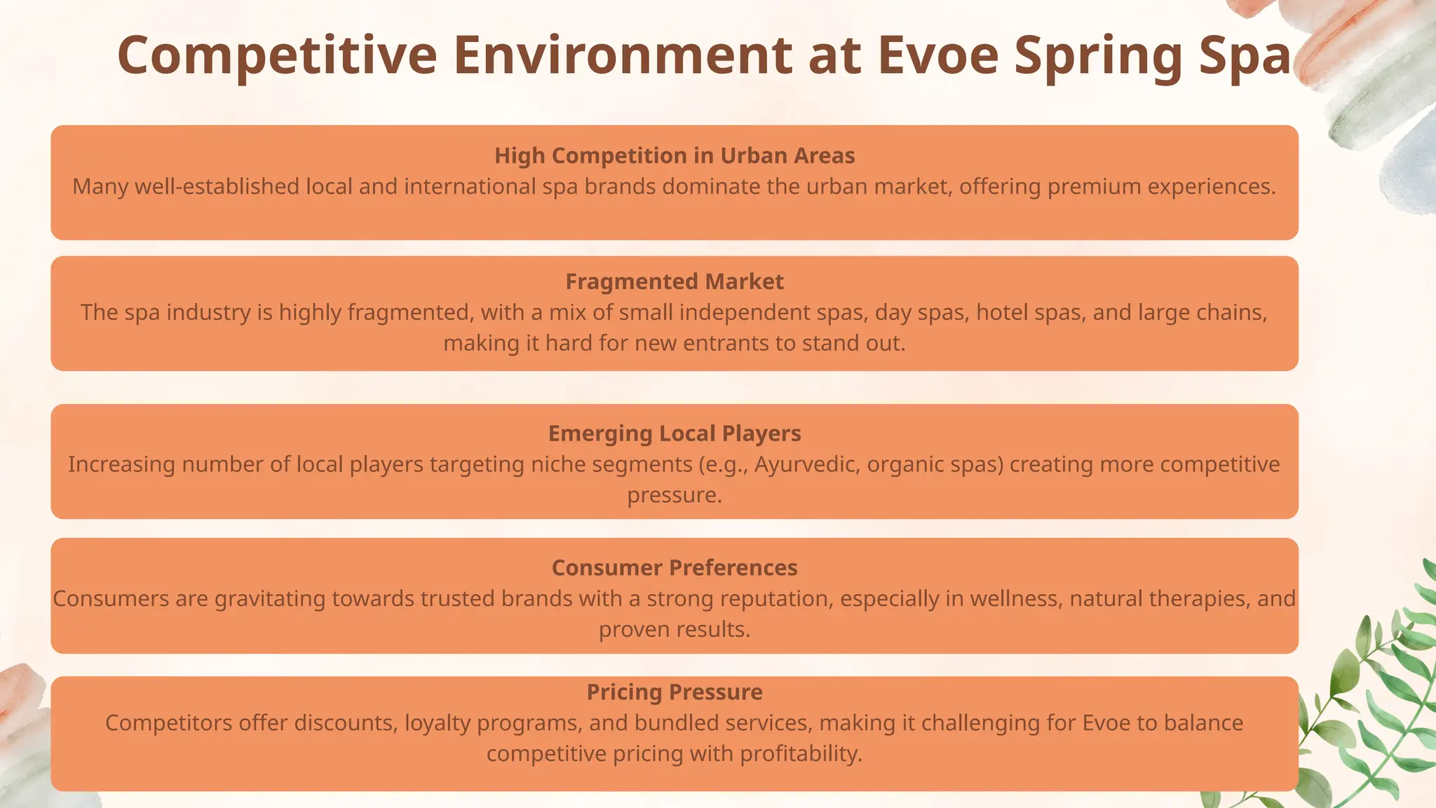 Evoe Spring Spa A positioning Dilemma..pptx
