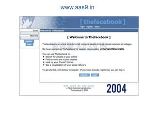 The Evolution of Facebook | PPTX