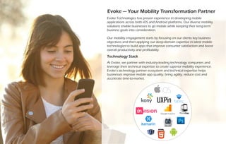 Evoke Mobile Apps Portfolio | PPT