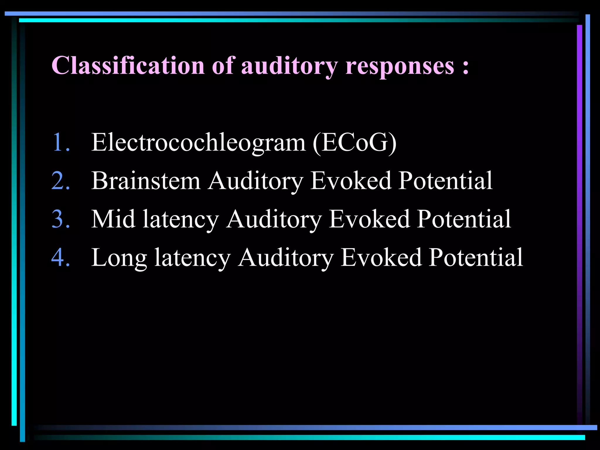 Evoked potential - An overview | PPT