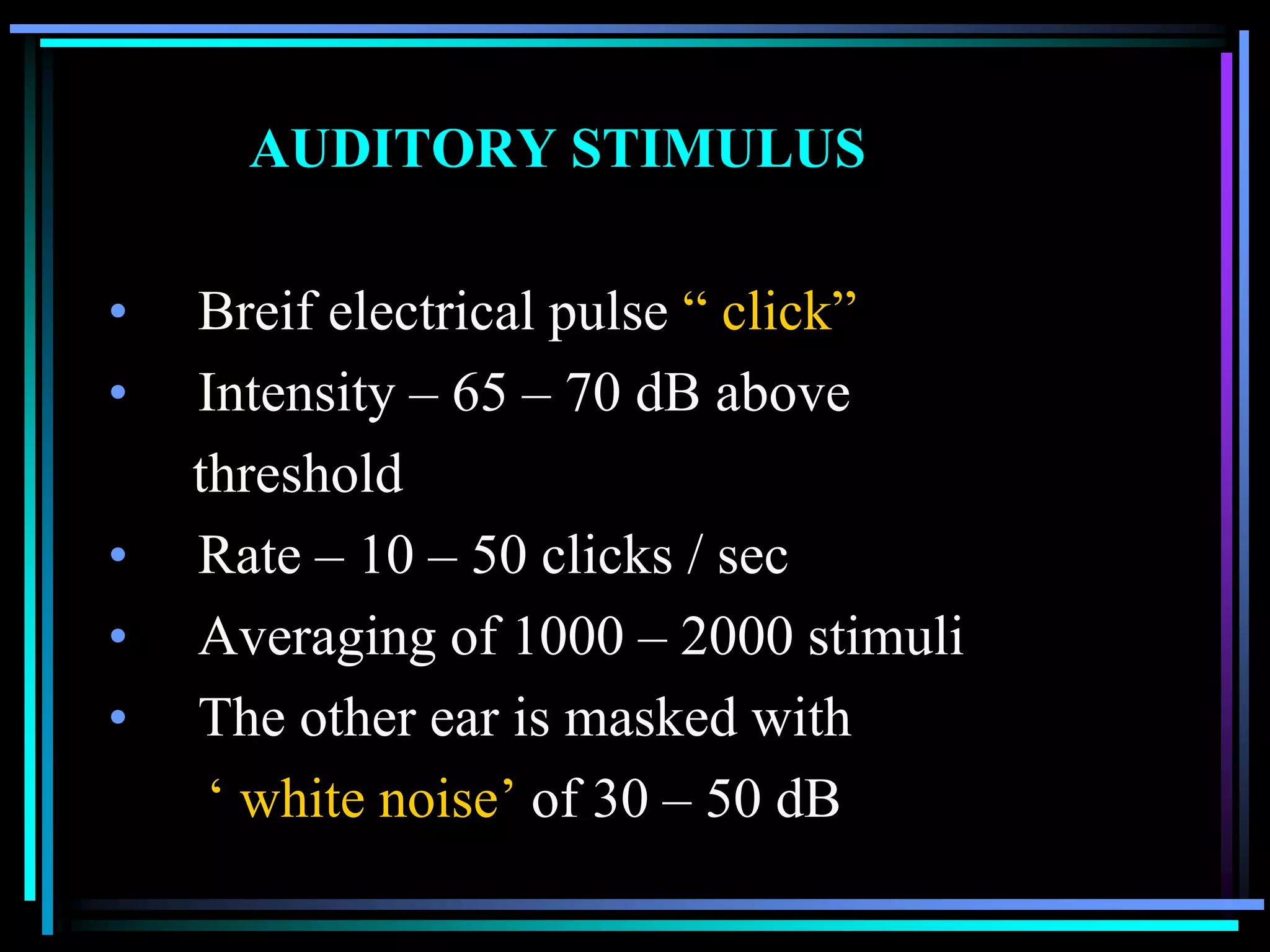 Evoked potential - An overview | PPT