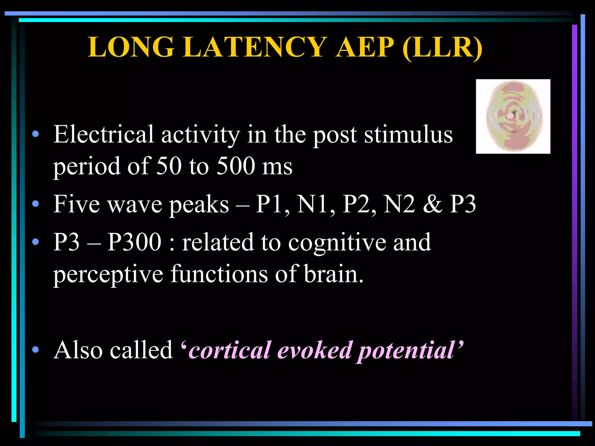 Evoked potential - An overview | PPT