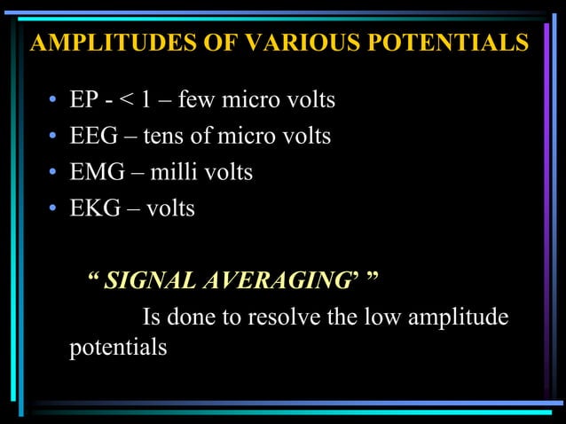 Evoked potential - An overview | PPT | Brain and Nervous System Disorders | Diseases and Conditions
