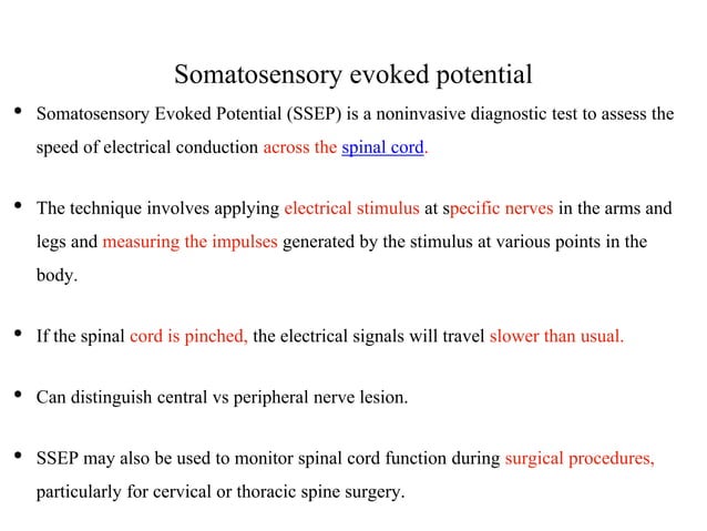 Evoked Potential ppt.pptx | Brain and Nervous System Disorders ...