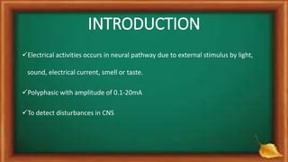 Evoked potentials | PPTX