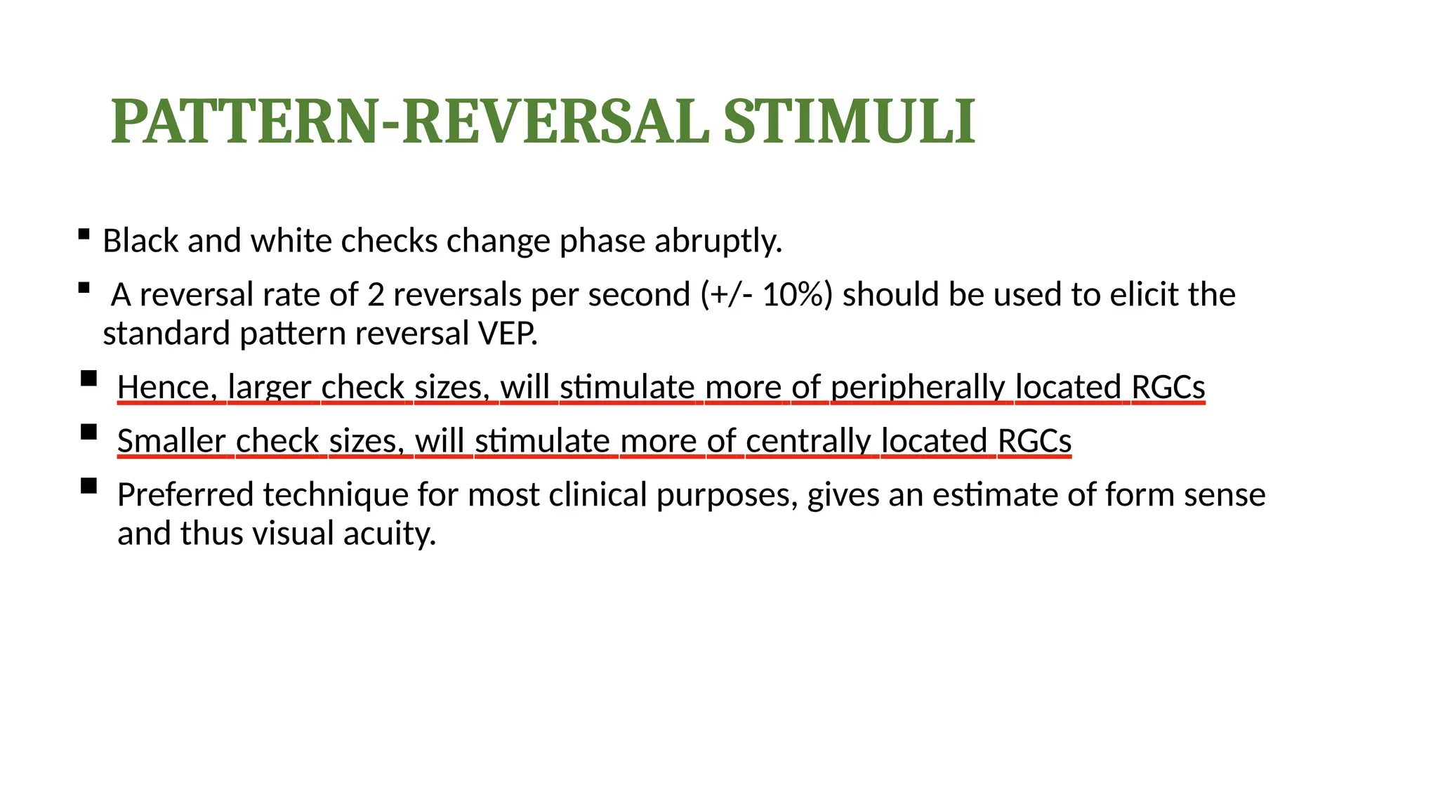 EVOKED POTENTIALS - Visual evoked potentials , braisntem evoked auditory response and ...
