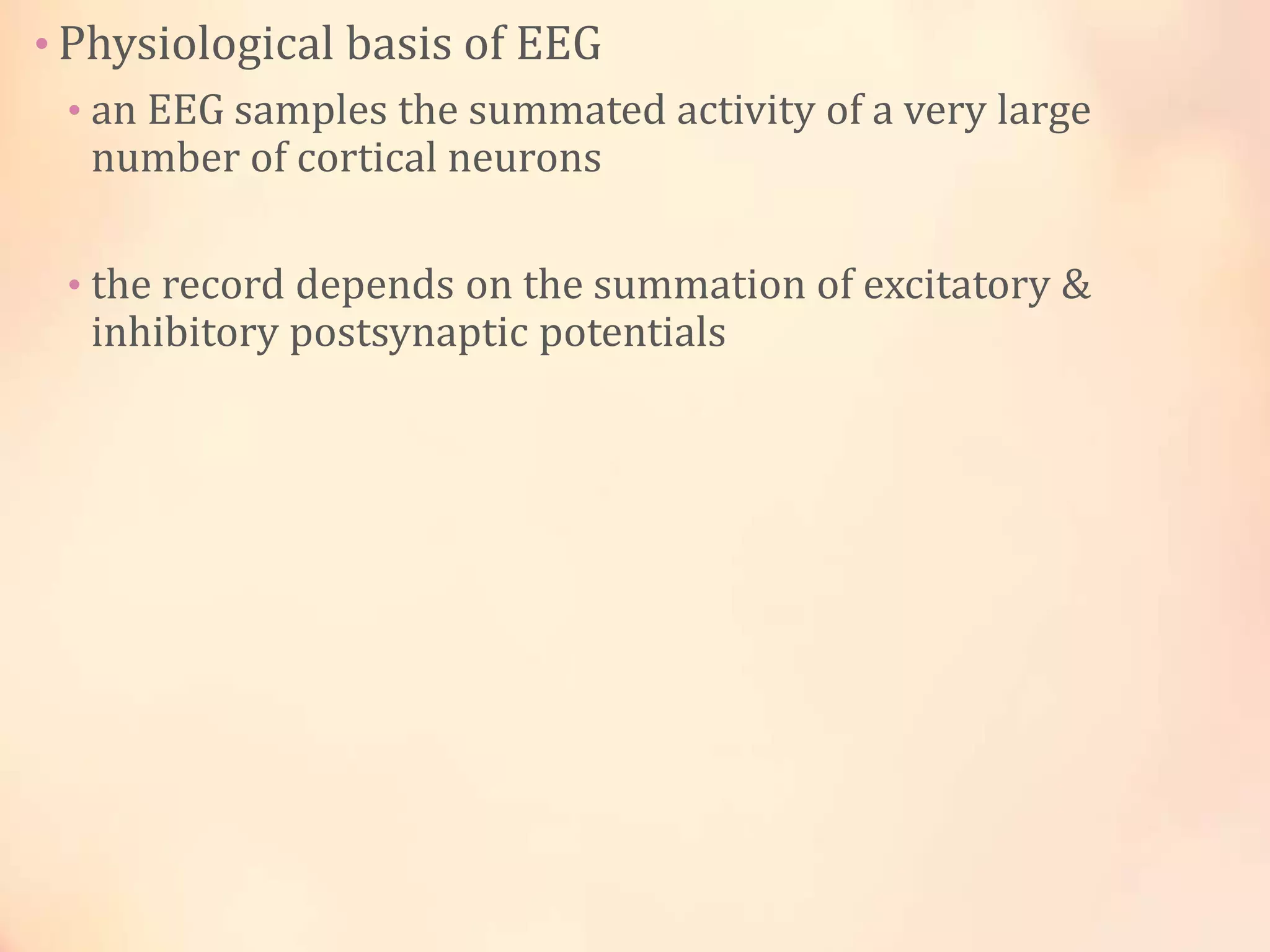 Evoked potentials, clinical importance & physiological basis of ...