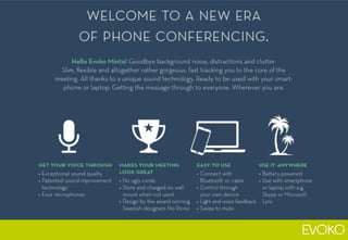 Evoko Minto Wireless Bluetooth Microphone | PDF