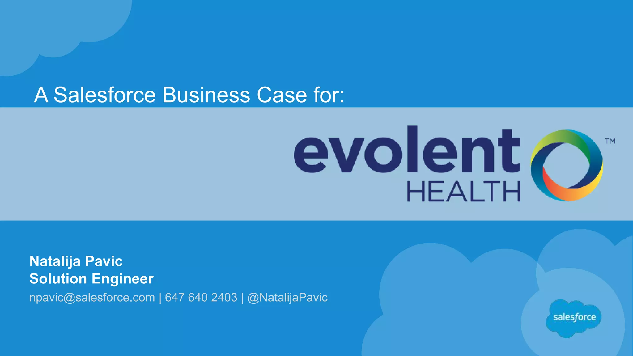 Evolent Health Natalija Case Study Presentation | PPTX