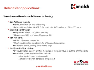 Impresora de tarjetas por retransferencia Evolis AVANSIA | PPT