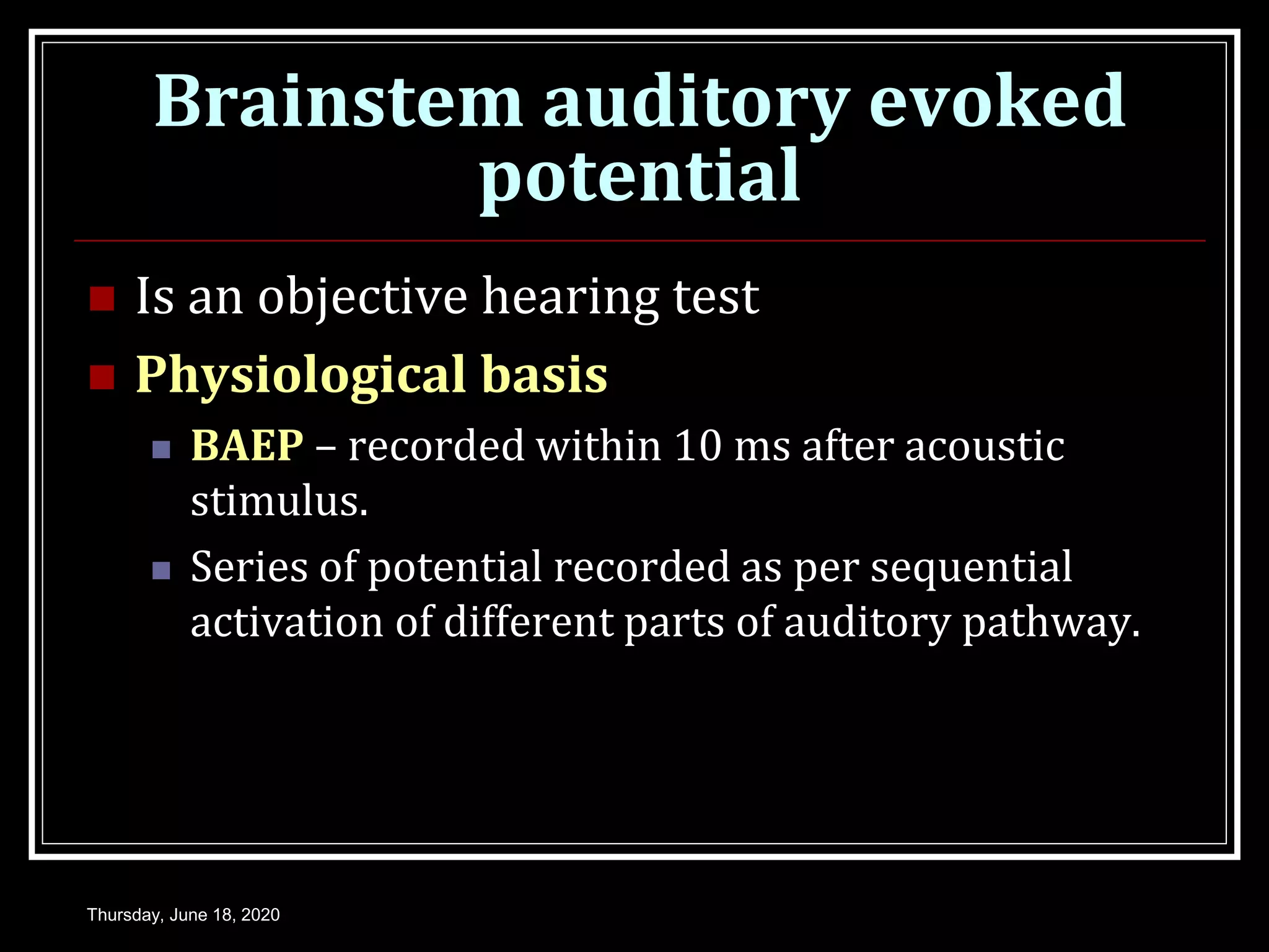 Evolked potential | PPT