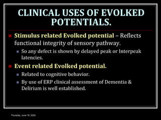 Evolked potential | PPT