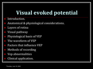 Evolked potential | PPT