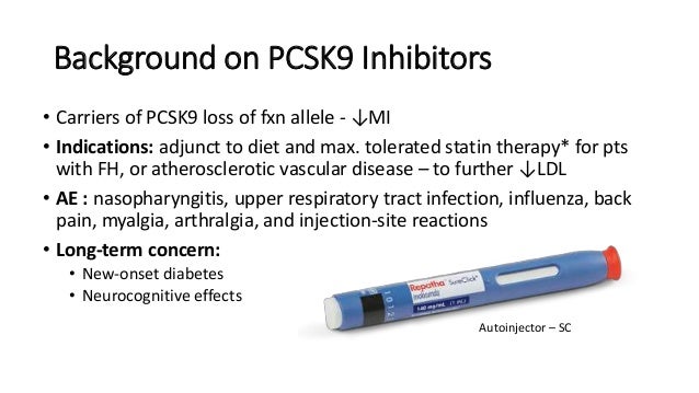 Evolocumab PCSK9 inhibitor