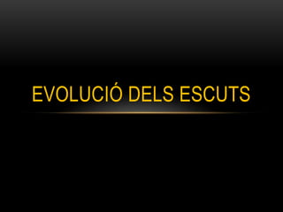 Evolució dels escuts | PPTX