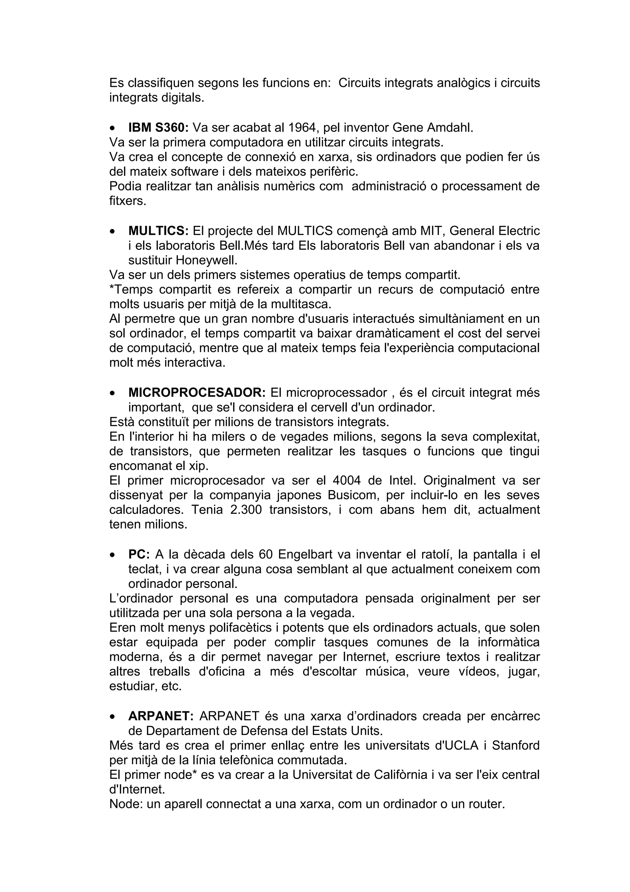 Evolució del software. | DOC