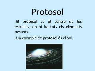 Evolució des de l’ou còsmic fins el planeta | PPT