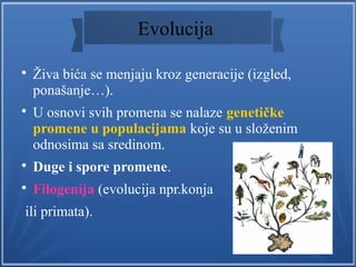 Evolucija | PPT