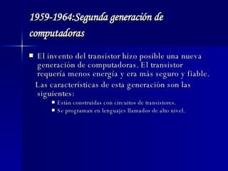EvolucióN De Las Computadoras 2 | PPT