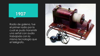 Evolución de la radio | PPTX