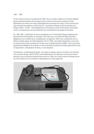 Evolución de las consolas de videojuegos | DOCX