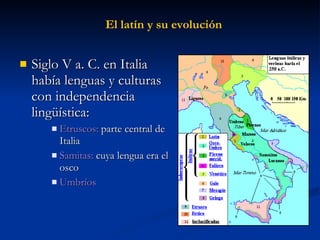 Evolución del latín | PPT