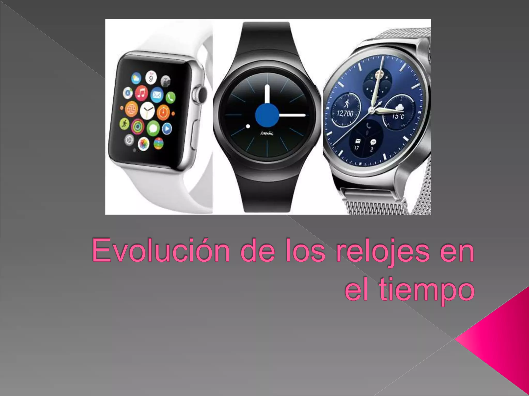 Evolución de los relojes en el tiempo | PPTX