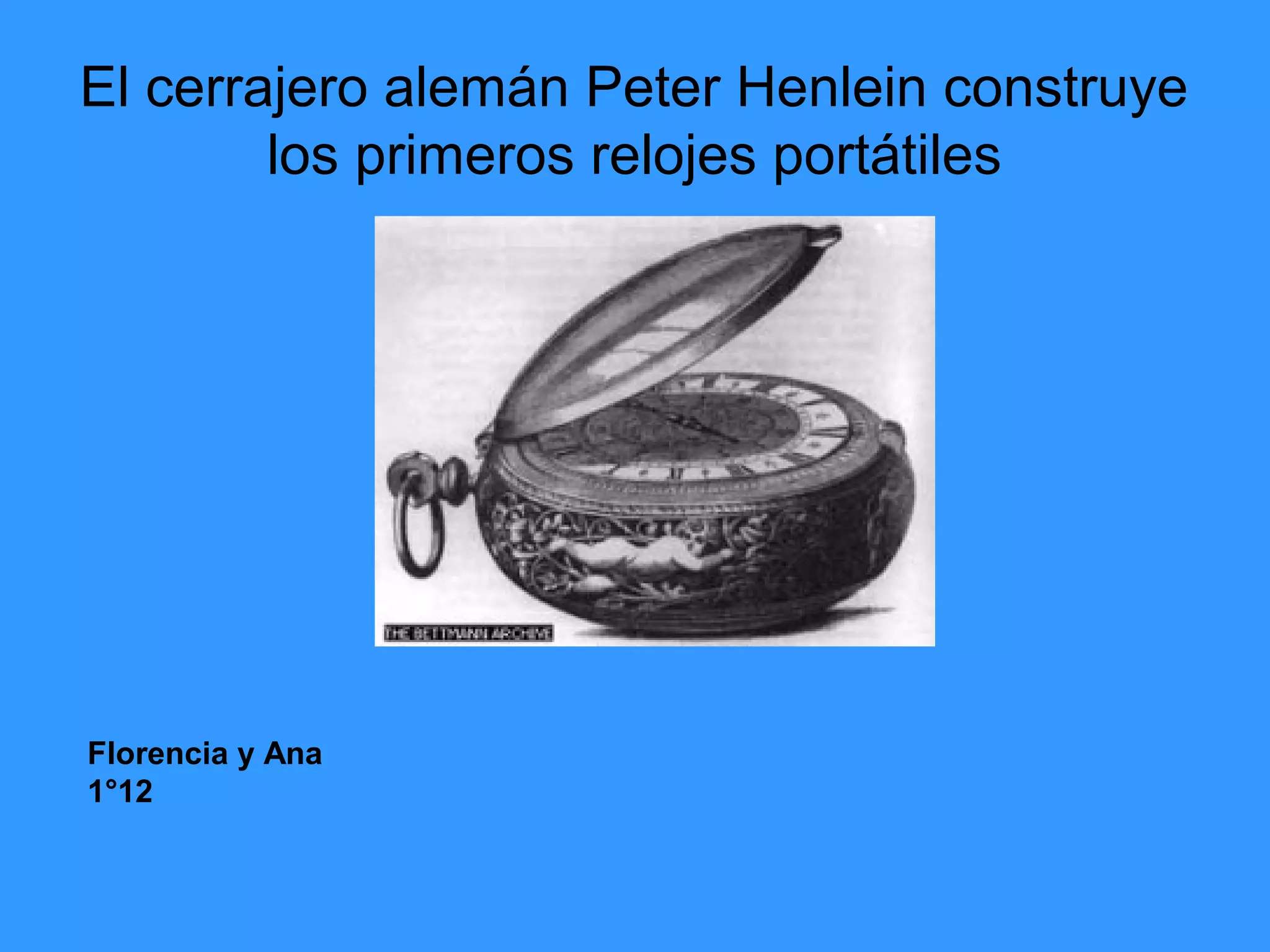 Evolución del reloj | PPT