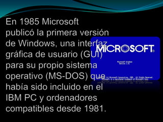 Evolución de windows | PPTX