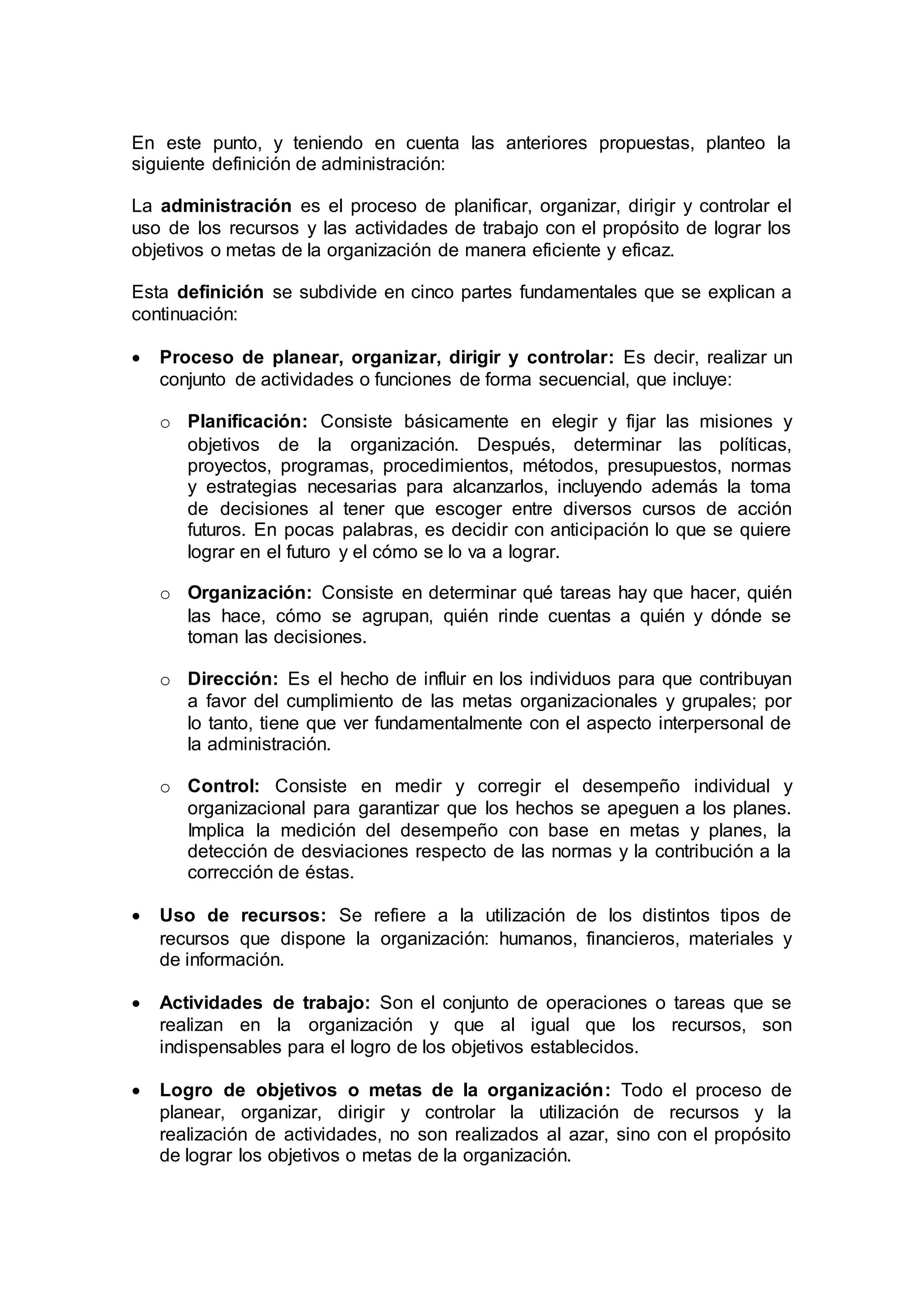 Evolucion historia de la administracion | DOCX