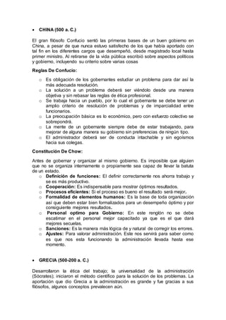 Evolucion historia de la administracion | DOCX