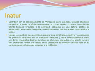 Evolución legal del turismo en venezuela | PPTX