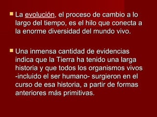 Evolucion | PPT