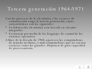 Evolucion De Las Computadoras | PPT