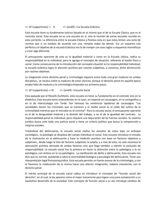 Evolucion de la criminología | DOCX