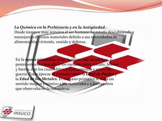 Química 1 Primer Parcial Evolucion de la Quimica | PPSX
