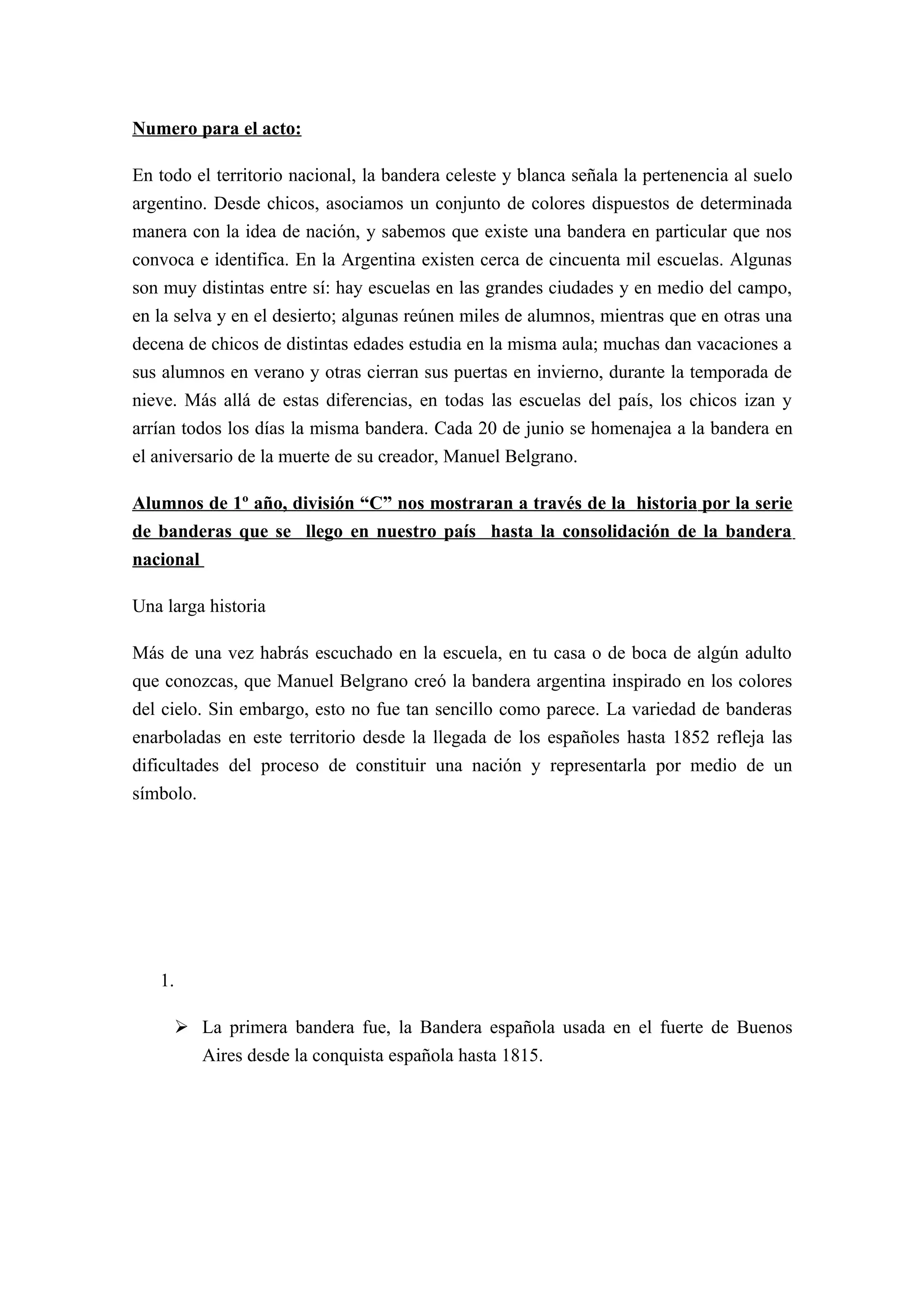 Evolucion de las banderas | DOC