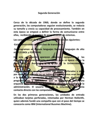 Evolucion de las computadoras | PDF