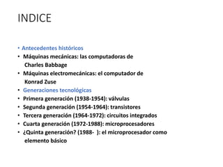 Evolución-de-las-computadoras | PPT | Computing | Technology & Computing