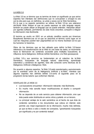 Evolucion de la web | DOCX