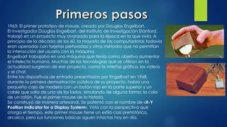 Evolucion del mouse | PPTX