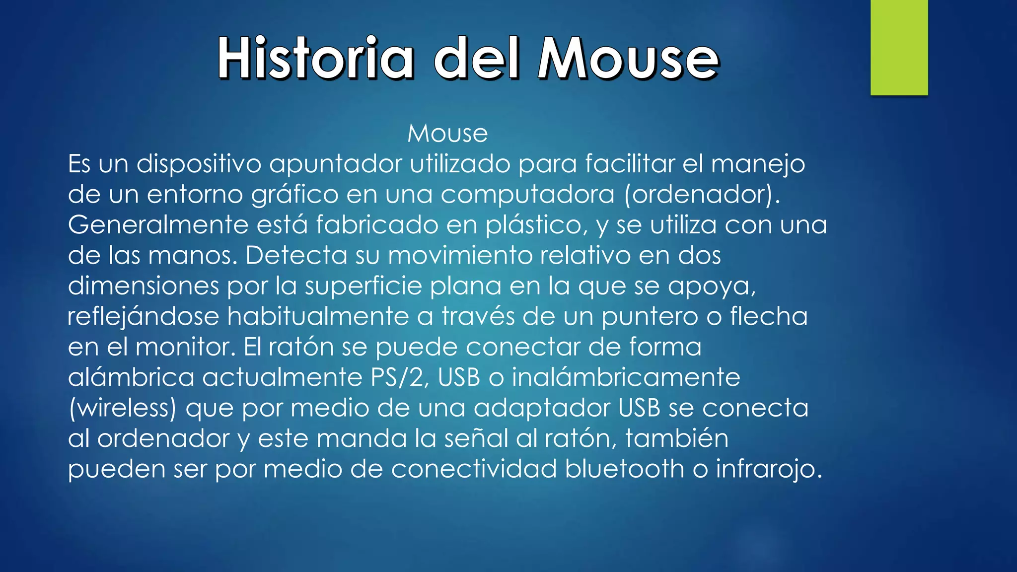 Evolucion del mouse | PPT