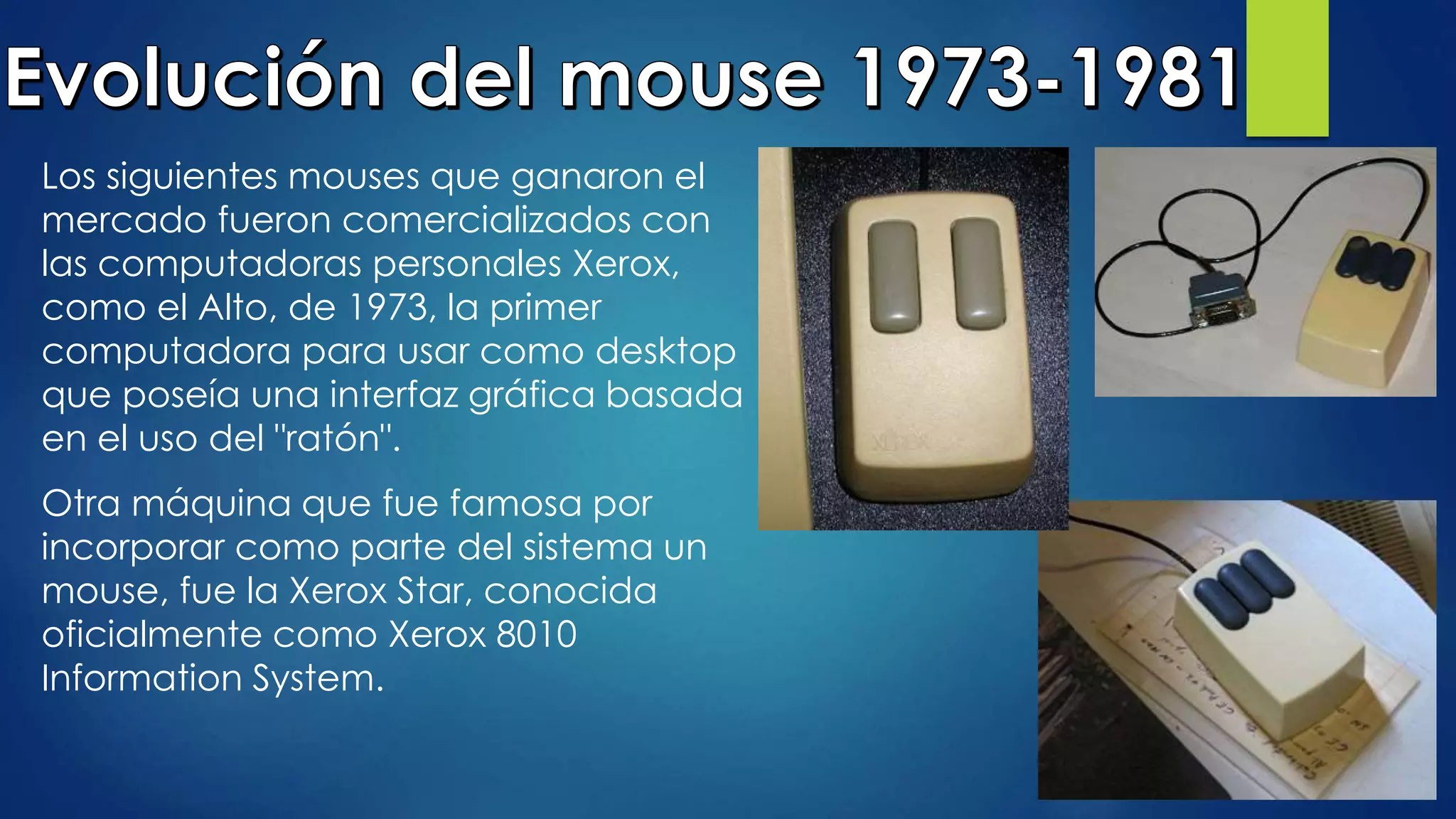 Evolucion del mouse | PPT