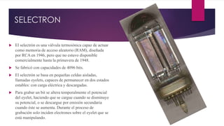 Evolución de los sistemas de almacenamiento | PPTX