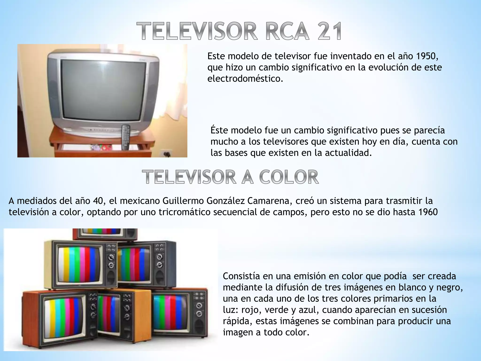 Evolucion de los televisores | PPT