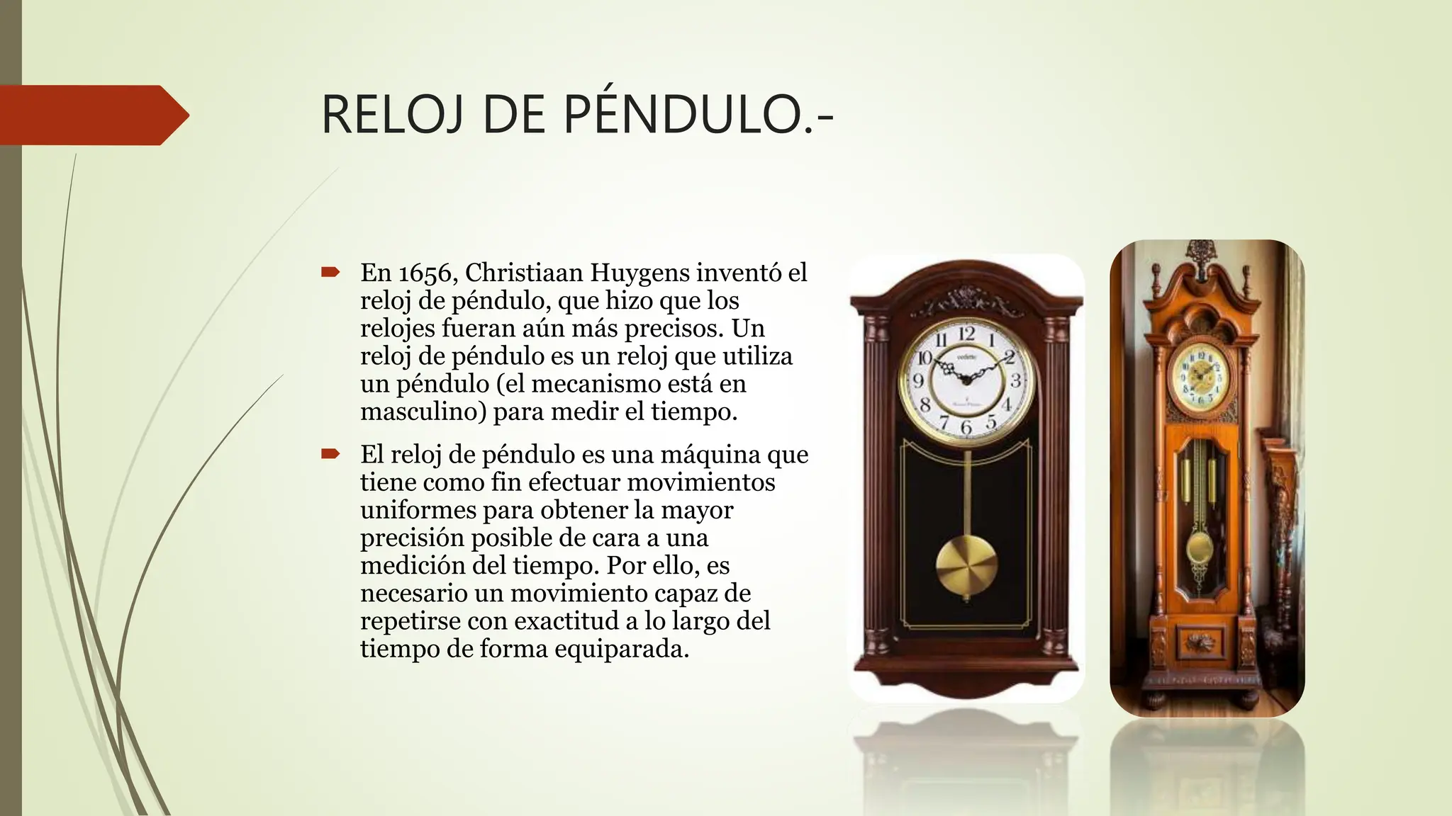 EVOLUCION DEL RELOJ DESDE 750a.c HASTA EL AÑO 2000 | PPT | Descarga ...
