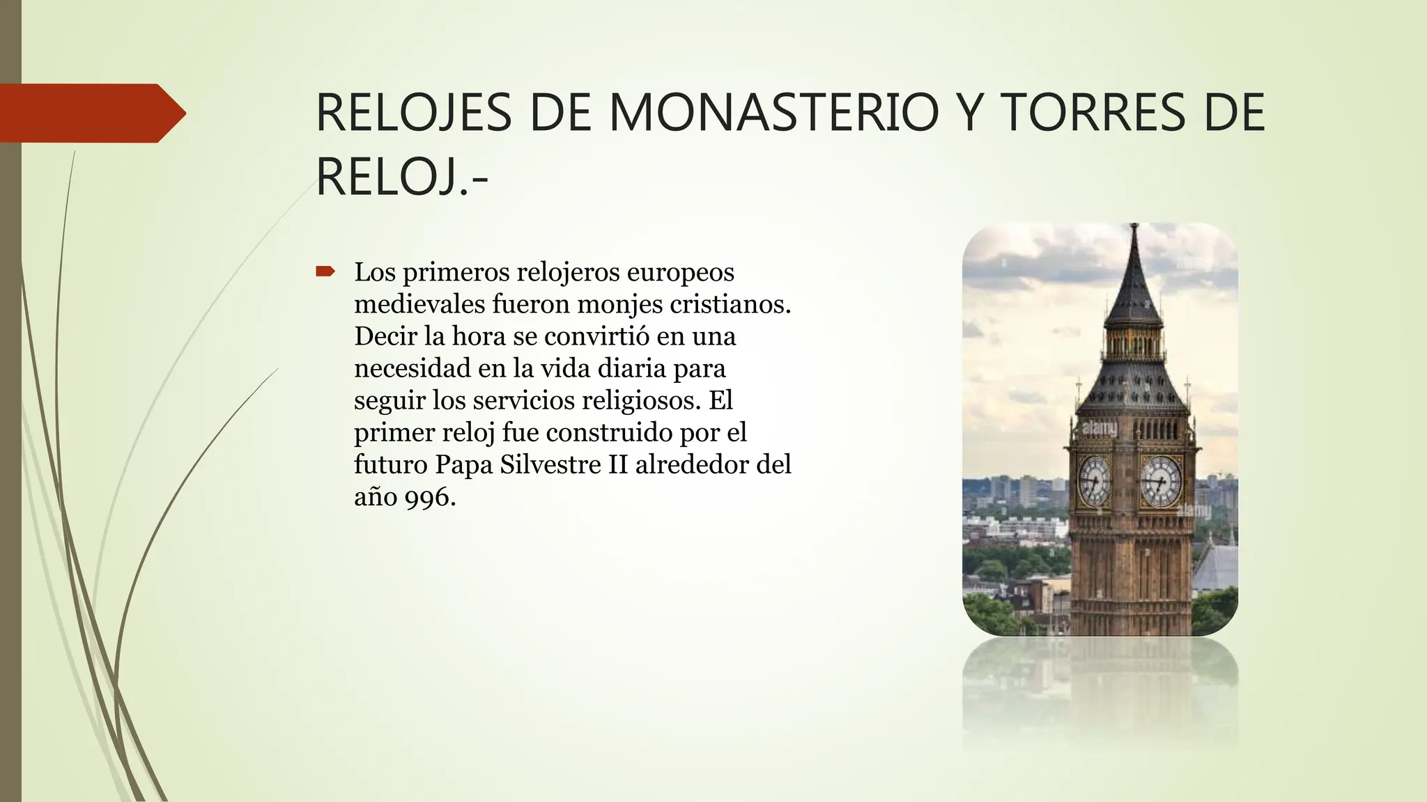 EVOLUCION DEL RELOJ DESDE 750a.c HASTA EL AÑO 2000 | PPT