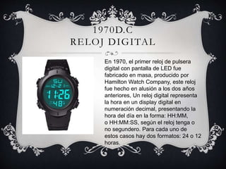 Evolución del Reloj | PPTX | Science
