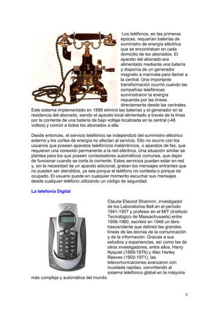 Evolucion del telefono_jm_huidobro_85d6dd7b | PDF